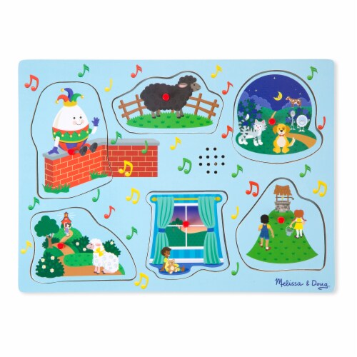 Melissa And Doug® Wooden Peg Puzzle Set 6 Pk Food 4 Less