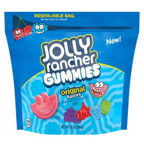 JOLLY RANCHER Gummies Assorted Fruit Flavored Candy Bag, 13.0 oz - QFC JOLLY RANCHER Gummies Assorted Fruit Flavored Candy Bag, 13.0 oz - QFC