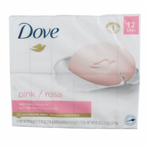 Dove Beauty Bar Gentle Skin Cleanser Pink More Moisturizing Than Bar