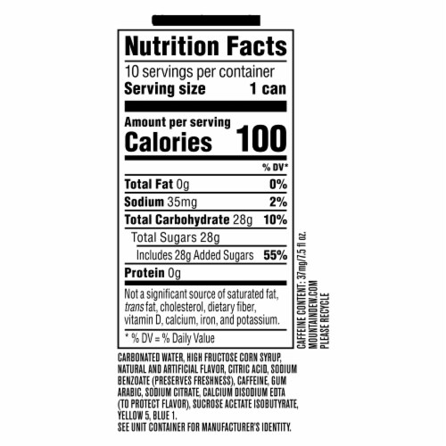 Mtn Dew® Baja Blast Soda Mini Cans, 10 pk / 7.5 fl oz - Pick ‘n Save Mtn Dew® Baja Blast Soda Mini Cans, 10 pk / 7.5 fl oz - Pick ‘n Save