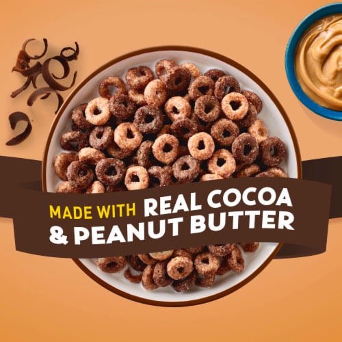 Chocolate Peanut Butter Cheerios Whole Grain Oat Breakfast Cereal 14 2