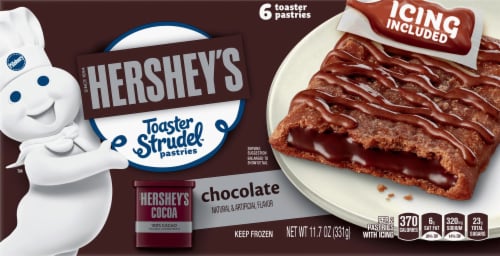 Pillsbury Hershey's Chocolate Toaster Strudel Pastries, 6 ct / 11.7 oz ... Pillsbury Hershey's Chocolate Toaster Strudel Pastries, 6 ct / 11.7 oz ...