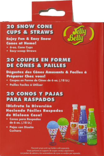 Jelly Belly Snow Cone Cups And Straws 1 Count Ralphs