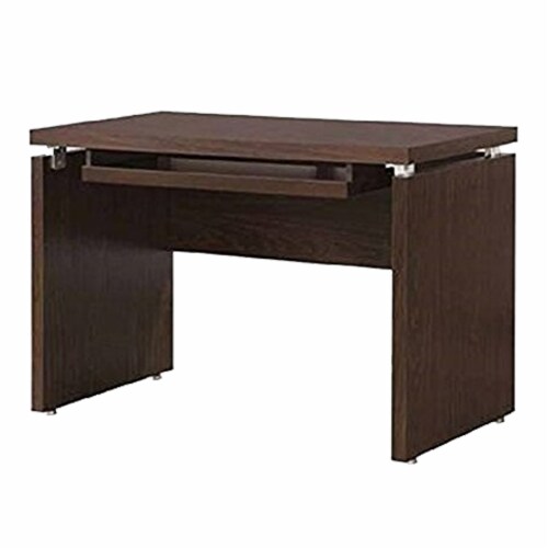 Coaster Russell Contemporary Wood Computer Desk with Keyboard Tray ... Coaster Russell Contemporary Wood Computer Desk with Keyboard Tray ...