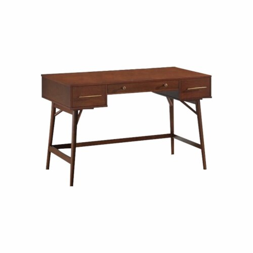 Coaster Mugga Mid Century Modern 3 Drawer Wood Writing Desk in Walnut 1 Kroger