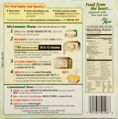 Marie Callender's Creamy Mushroom Chicken Pot Pie, 16.5 Oz - Ralphs Marie Callender's Creamy Mushroom Chicken Pot Pie, 16.5 Oz - Ralphs