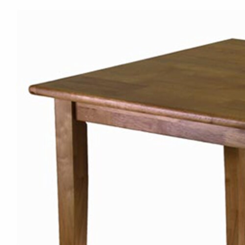 Winsome 29In Tall Wood Square Groveland Dining Table w/ Shaker Legs ... Winsome 29In Tall Wood Square Groveland Dining Table w/ Shaker Legs ...