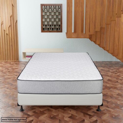 Continental Sleep 8 Box Spring Foundation Easy Simple Assembly Full XL White Full XL Pay Less Super Markets