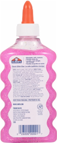 Elmer's® Classic Glitter Glue - Pink, 6 fl oz - Fry’s Food Stores Elmer's® Classic Glitter Glue - Pink, 6 fl oz - Fry’s Food Stores
