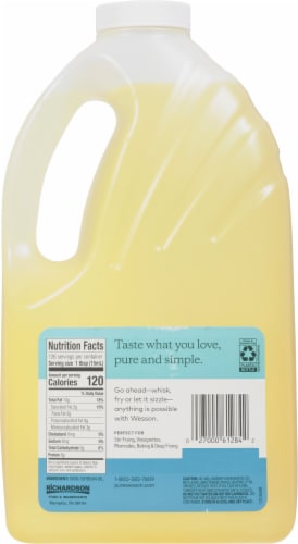 Wesson® Pure Vegetable Oil, 64 fl oz - King Soopers Wesson® Pure Vegetable Oil, 64 fl oz - King Soopers