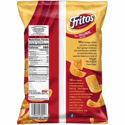 Fritos Original Corn Chips 14 Oz Kroger