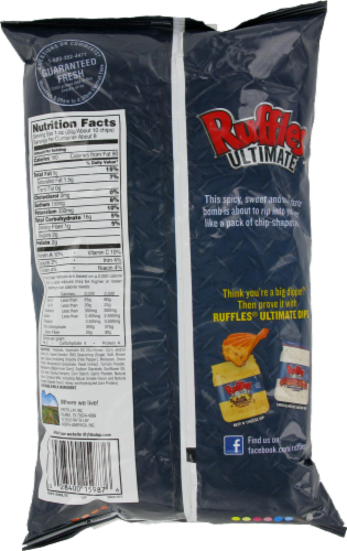 Ruffles Ultimate Sweet And Smokin Bbq Potato Chips 7 5 Oz Kroger