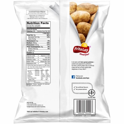 Lay's Classic Potato Chips, 1.75 oz - Dillons Food Stores Lay's Classic Potato Chips, 1.75 oz - Dillons Food Stores