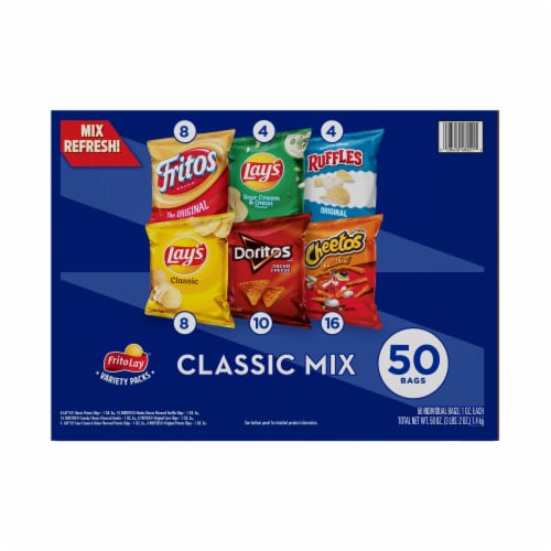 Frito Lay® Classic Mix Snacks Variety Pack 50 Ct 1 Oz Pick ‘n Save