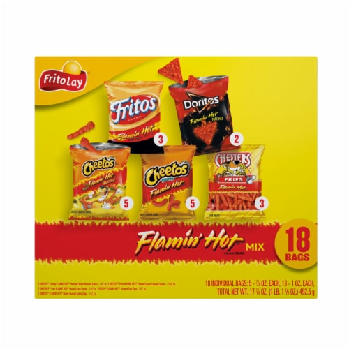 Frito Lay® Flamin Hot® Mix Chips Variety Pack 18 Ct 1 Oz Pay Less