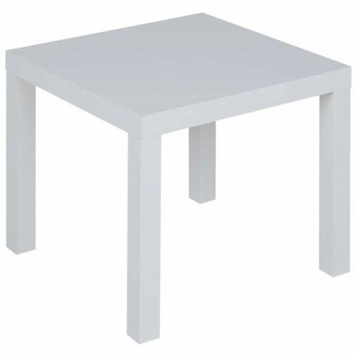 DHP Parsons Square End Table in White 1 Gerbes Super Markets