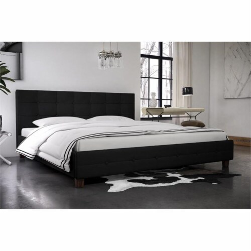 Rose upholstered bed store
