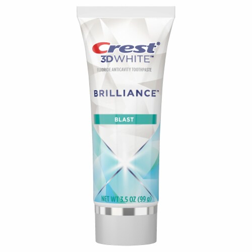 Crest 3D White Brilliance Blast Teeth Whitening Toothpaste, 3.5 oz ... Crest 3D White Brilliance Blast Teeth Whitening Toothpaste, 3.5 oz ...