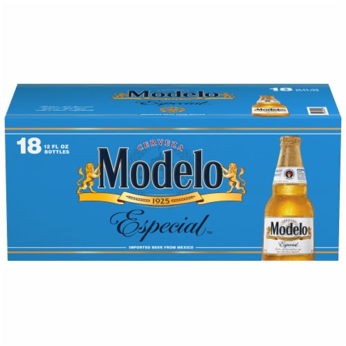Modelo Especial Mexican Lager Import Beer, 18 bottles / 12 fl oz - Kroger Modelo Especial Mexican Lager Import Beer, 18 bottles / 12 fl oz - Kroger