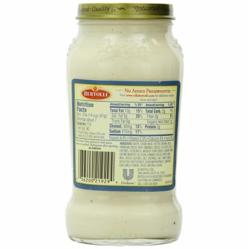 Bertolli Alfredo Sauce 15 Ounce Pack Of 3 1 unit Mariano s