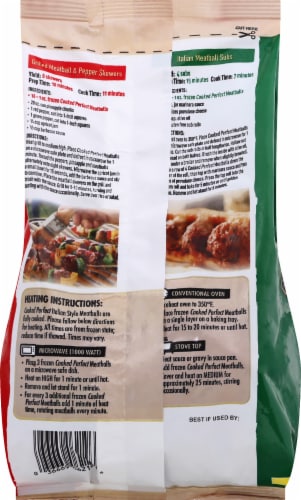 Cooked Perfect® Italian Style Frozen Meatballs, 18 oz - QFC Cooked Perfect® Italian Style Frozen Meatballs, 18 oz - QFC