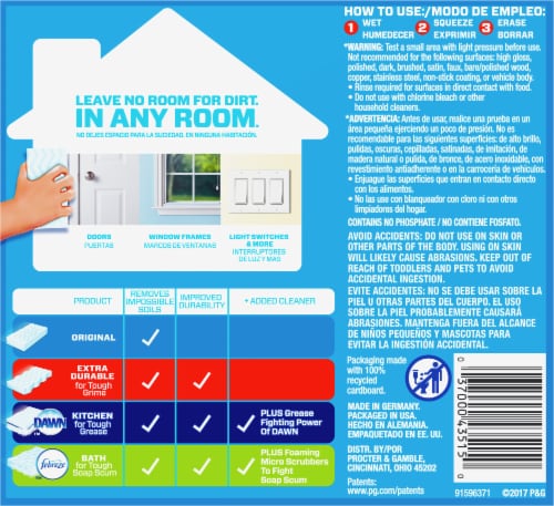 Mr. Clean Magic Eraser Original Household Cleaning Pads, 2 ct - Kroger Mr. Clean Magic Eraser Original Household Cleaning Pads, 2 ct - Kroger
