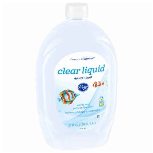 Kroger® Clear Antibacterial Liquid Hand Soap Refill 50 Fl Oz Kroger