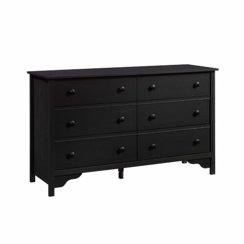 Sauder black dresser store