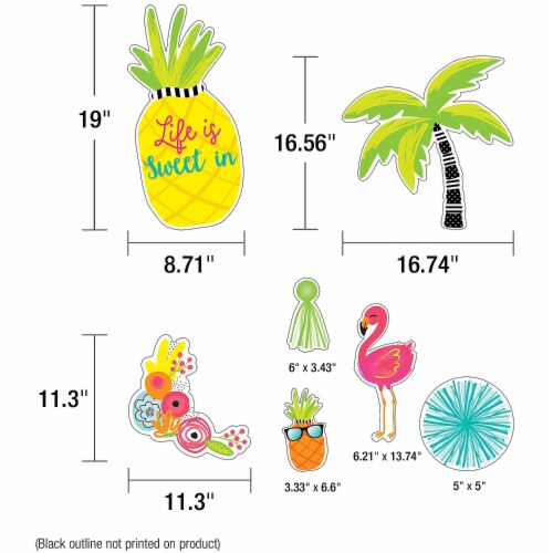 Carson Dellosa Schoolgirl Style Simply Stylish Tropical Life Is Sweet