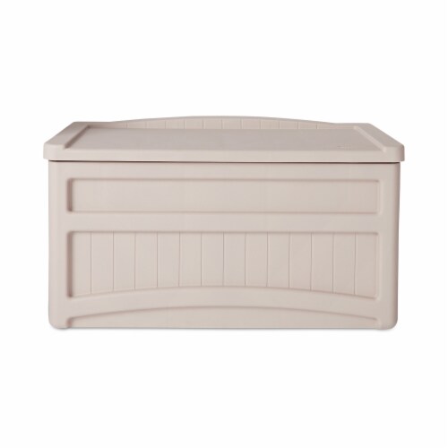 Suncast DB7500 73 Gallon Resin Outdoor Patio Storage Deck Box with Seat ... Suncast DB7500 73 Gallon Resin Outdoor Patio Storage Deck Box with Seat ...