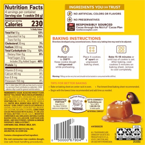 Nestle® Toll House® Stuffed Double Chocolate Cookie Dough, 8 oz - Kroger Nestle® Toll House® Stuffed Double Chocolate Cookie Dough, 8 oz - Kroger