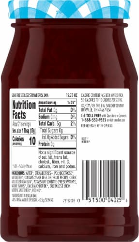 Smucker's® Sugar Free Seedless Strawberry Jam, 12.75 oz - QFC Smucker's® Sugar Free Seedless Strawberry Jam, 12.75 oz - QFC