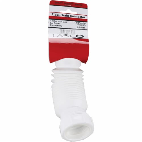 Lasco 1-1/2 In. White Plastic Flexible Coupling 03-4355, 1-1/2In. - Fry ... Lasco 1-1/2 In. White Plastic Flexible Coupling 03-4355, 1-1/2In. - Fry ...