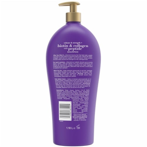 Ogx Volume And Strength Biotin And Collagen Shampoo 40 Fluid Ounce 1