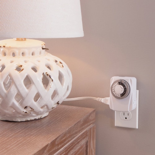 Prime® Heavy Duty 24-Hour 2-Outlet Timer, 1 ct - Kroger Prime® Heavy Duty 24-Hour 2-Outlet Timer, 1 ct - Kroger