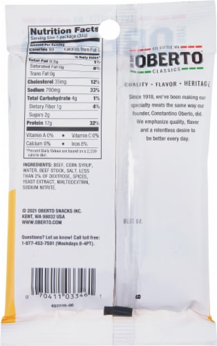 Oberto® Classics Think Style Original Beef Jerky, 1.2 oz - Pick ‘n Save Oberto® Classics Think Style Original Beef Jerky, 1.2 oz - Pick ‘n Save