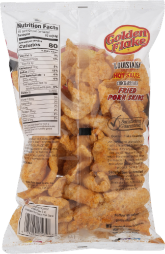 Golden Flake Louisiana Hot Sauce Fried Pork Rinds, 5 oz - Fred Meyer Golden Flake Louisiana Hot Sauce Fried Pork Rinds, 5 oz - Fred Meyer