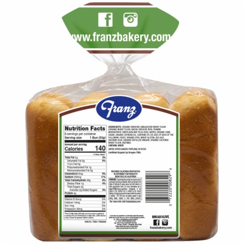 Franz Hot Dog Buns Nutrition Facts | Besto Blog Franz Hot Dog Buns Nutrition Facts | Besto Blog
