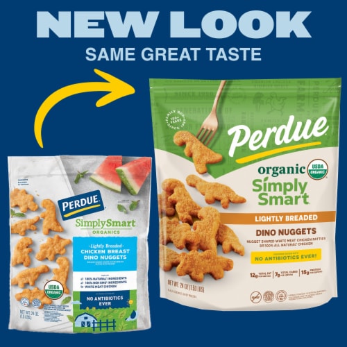 Perdue® Simply Smart® Organics Lightly Breaded Frozen Chicken Breast ... Perdue® Simply Smart® Organics Lightly Breaded Frozen Chicken Breast ...