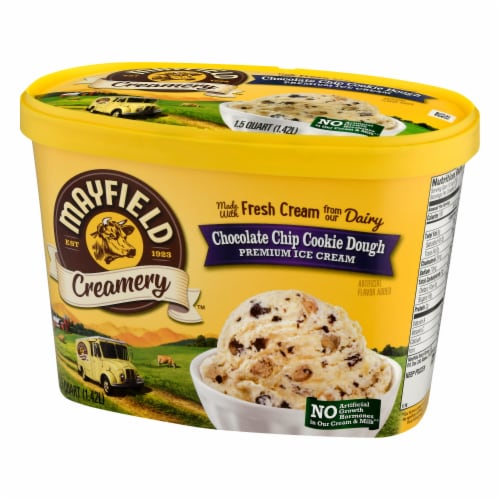 Mayfield Creamery Chocolate Chip Cookie Dough Ice Cream 1 5 Qt Smith
