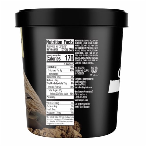 Breyers® Chocolate Chocolate Chip Dairy Free Ice Cream, 1.5 qt - Kroger Breyers® Chocolate Chocolate Chip Dairy Free Ice Cream, 1.5 qt - Kroger
