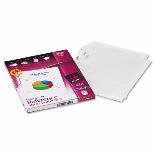 Avery Top-Load Poly Sheet Protectors Heavy Gauge Letter Nonglare 50/Box ... Avery Top-Load Poly Sheet Protectors Heavy Gauge Letter Nonglare 50/Box ...