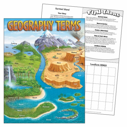 Trend Enterprises Trend Learning Charts Geography Terms T-38118, 1 ... Trend Enterprises Trend Learning Charts Geography Terms T-38118, 1 ...
