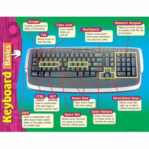 Trend Enterprises Trend Learning Charts Computer Keyboard T-38122, 1 ... Trend Enterprises Trend Learning Charts Computer Keyboard T-38122, 1 ...