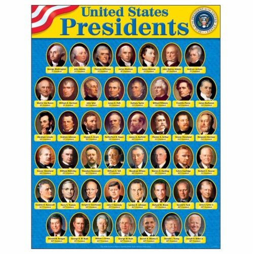 Trend Enterprises United States Presidents Learning Chart (T-38310), 1 ... Trend Enterprises United States Presidents Learning Chart (T-38310), 1 ...