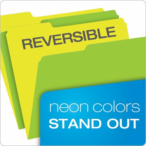 Pendaflex Glow Twisted 3-Tab File Folder Letter Size - Multicolor, 12 ... Pendaflex Glow Twisted 3-Tab File Folder Letter Size - Multicolor, 12 ...