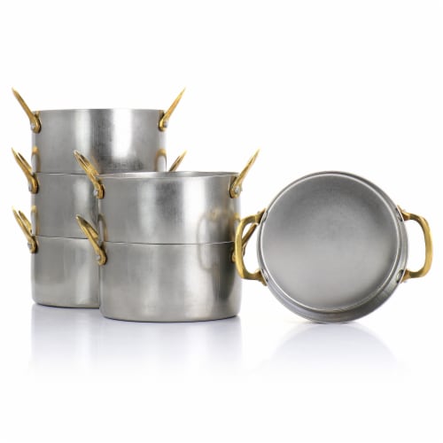 Martha Stewart 6 Piece Mini Vintage Circular Dutch Oven Set With Brass Handle One Size Kroger