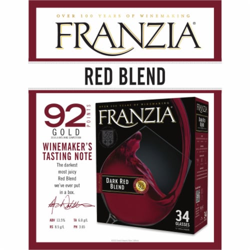 Franzia Dark Vintner Select Red Blend Wine, 1.5 l - Fry’s Food Stores Franzia Dark Vintner Select Red Blend Wine, 1.5 l - Fry’s Food Stores