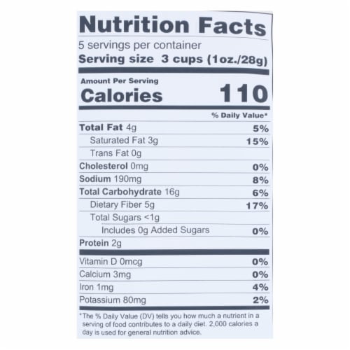 Lesserevil Organic Coconut Oil Himalayan Pink Salt Popcorn 12 Ct 5
