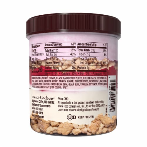 Talenti Layers Black Raspberry Vanilla Parfait Gelato Pint, 10.7 oz - QFC Talenti Layers Black Raspberry Vanilla Parfait Gelato Pint, 10.7 oz - QFC